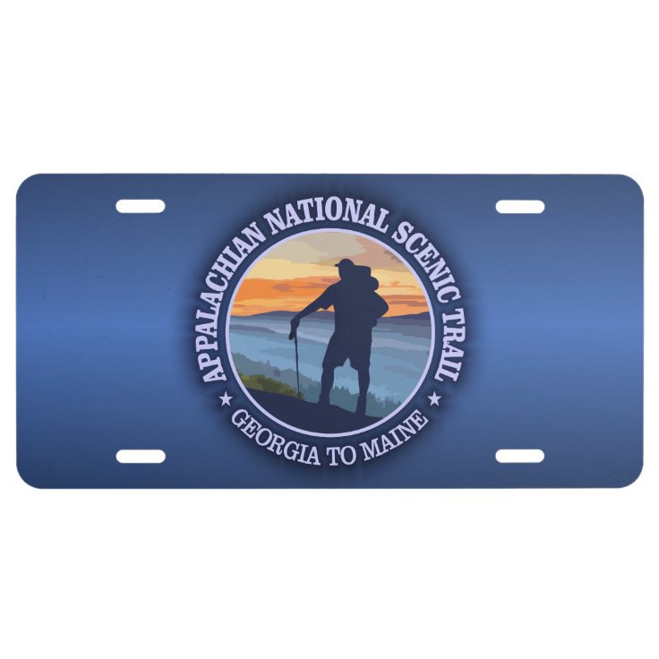 Appalachian Trail (rd)3 License Plate | Zazzle