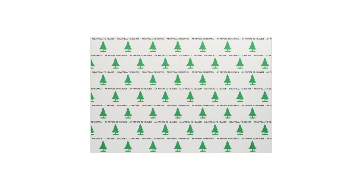 Appeal to Heaven Tree Flag Fabric | Zazzle
