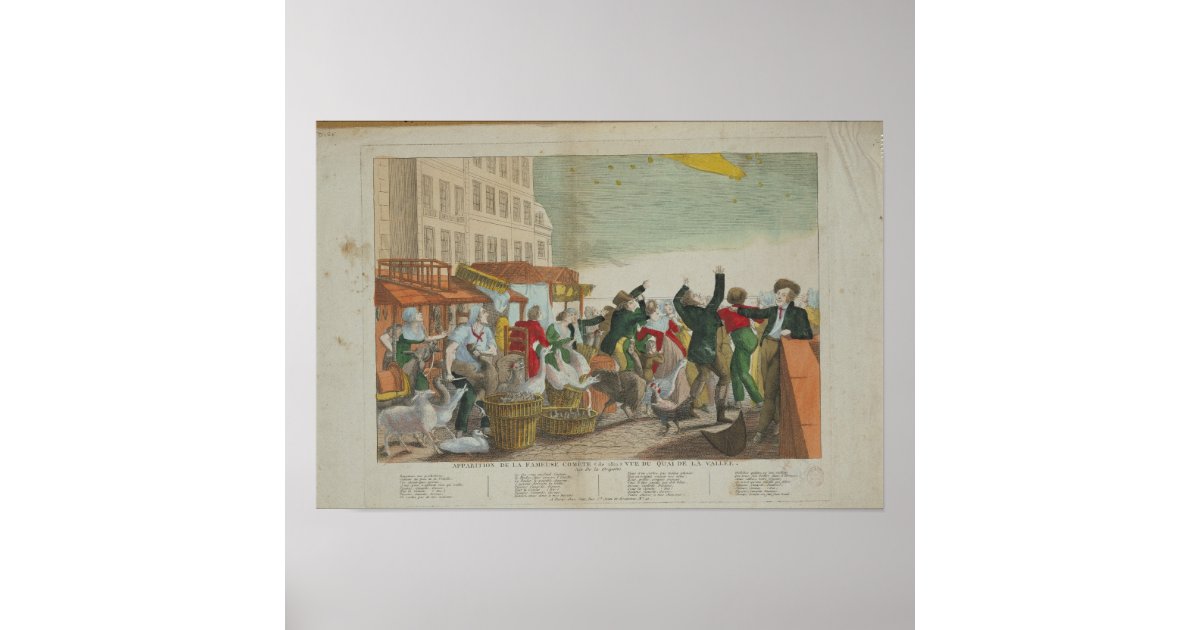 Appearance of the Great Comet in 1811 Poster | Zazzle