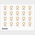Appendix Cancer Awareness Ribbon Sticker Decals | Zazzle