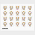 Appendix Cancer Awareness Ribbon Sticker Decals | Zazzle
