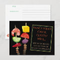 Appetizers dinner party cooking recipe card | Zazzle