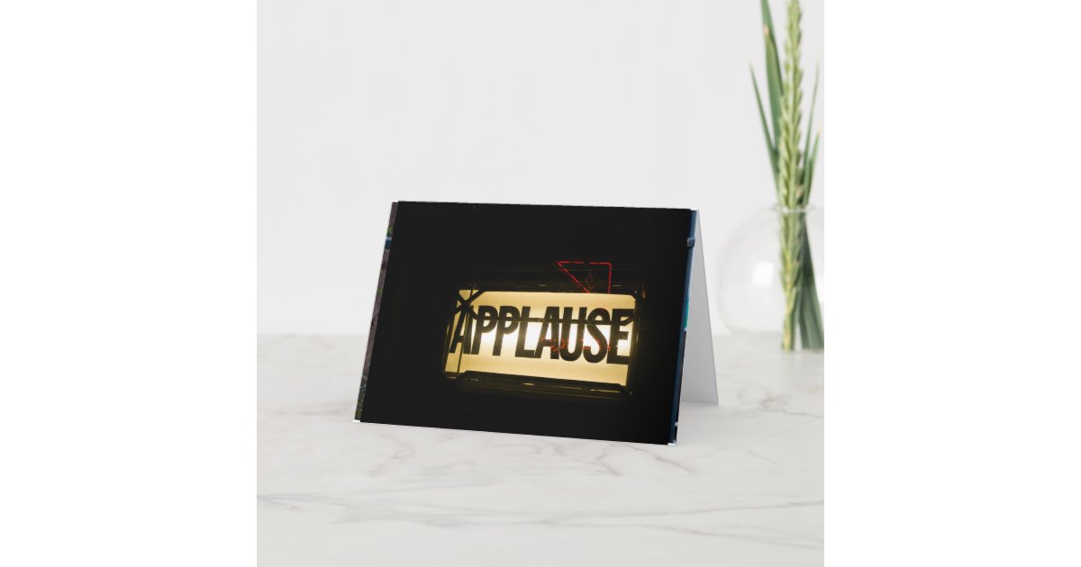 Applause Card | Zazzle