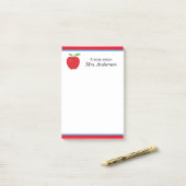 Apple, A Note From Teacher, Personalized | Zazzle