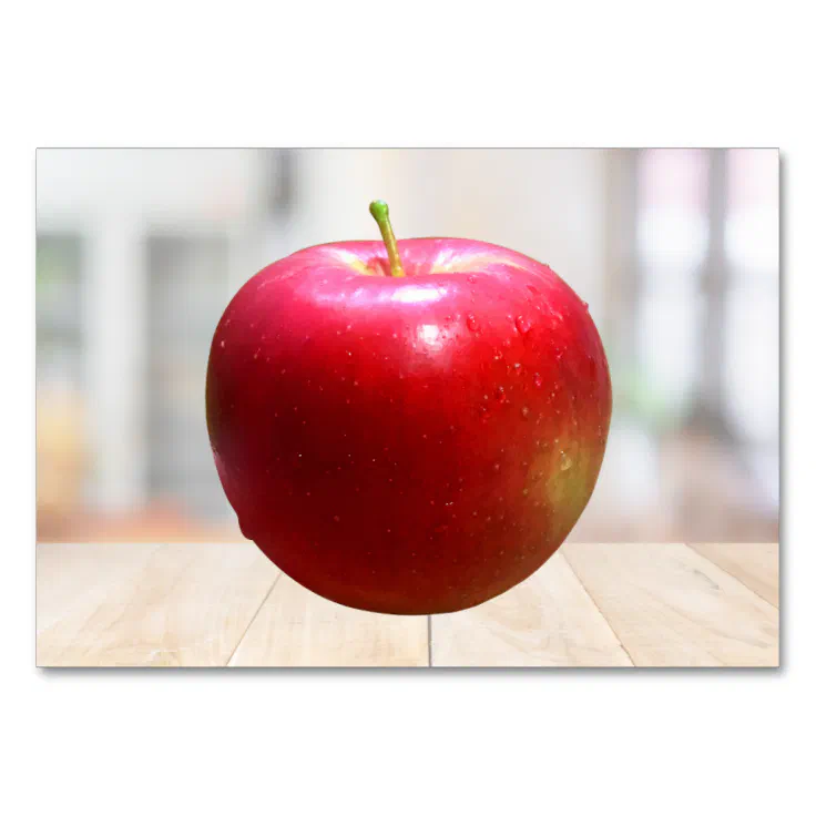 Apple ABA Tact Labeling Flashcard | Picture Cards | Zazzle