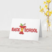 Apple Back To School Banner Card | Zazzle