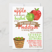 Apple Birthday Invitation | Zazzle