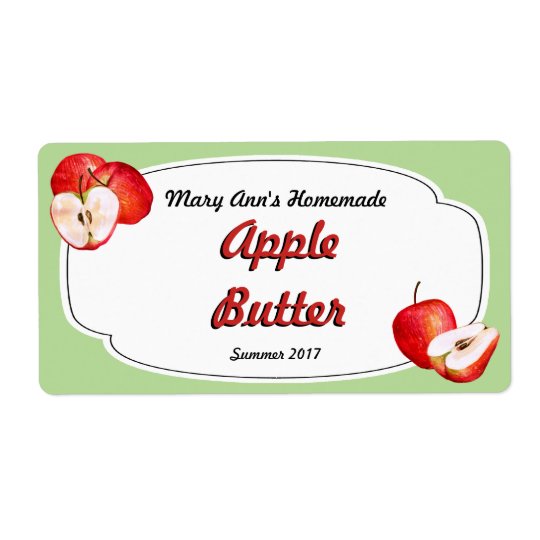 Apple Butter Canning Labels | Zazzle.com