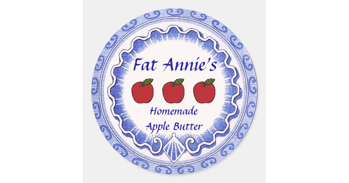Apple Butter Label | Zazzle