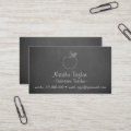 Apple Chalkboard Substitute Teacher Business Cards | Zazzle