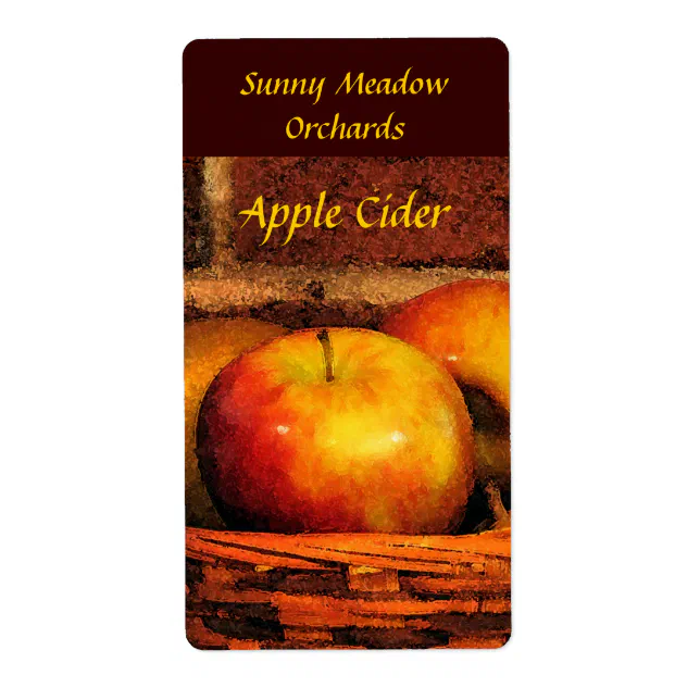Apple Cider Labels | Zazzle