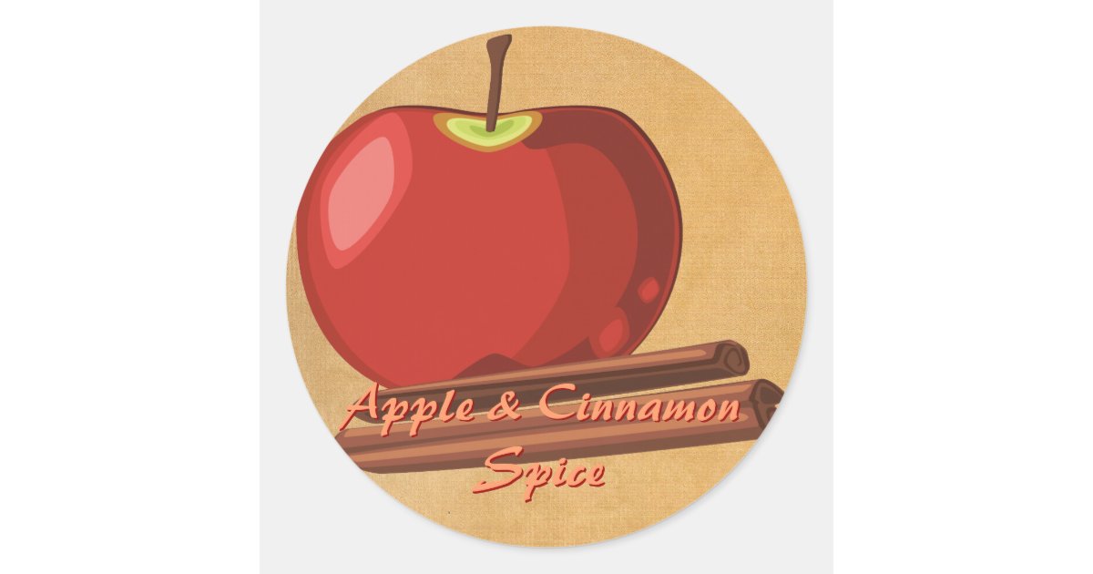 Apple Cinnamon Stickers | Zazzle