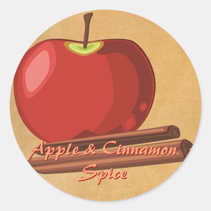 Apple Cinnamon Stickers | Zazzle.com