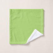 Apple Green Solid Color Bath Towel Set | Zazzle