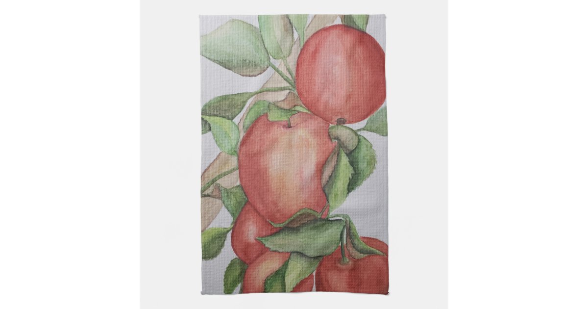 Apple Kitchen Towel | Zazzle