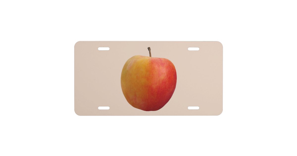 Apple License Plate | Zazzle