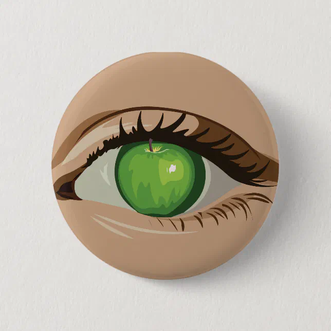 Apple Of My Eye Button | Zazzle