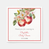 Apple of My Eye Fall Apple Baby Shower Napkins | Zazzle