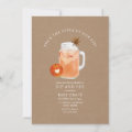 Apple Of Our Eye Sip And See Cider Cardstock Invitation | Zazzle