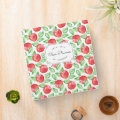 Apple Pattern Personalized Teacher 3 Ring Binder | Zazzle
