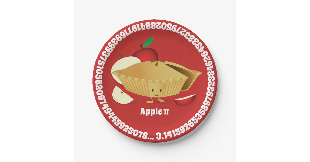 Apple Pi Day | Paper Plate | Zazzle