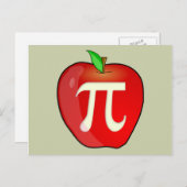 Apple Pi Postcard | Zazzle