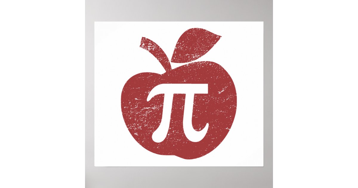 Apple Pie Pi Day Poster | Zazzle