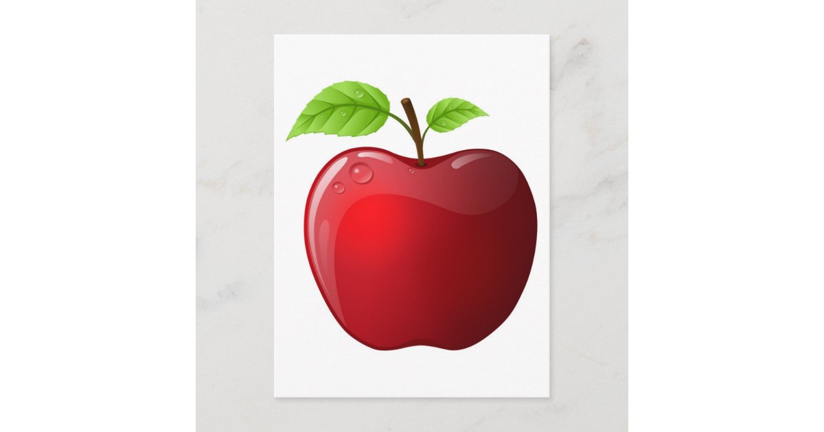 apple postcard | Zazzle