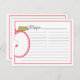 Apple Recipe Card | Zazzle