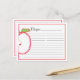 Apple Recipe Card | Zazzle