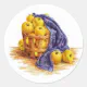 Apple Stickers Golden Delicious Apple Basket | Zazzle