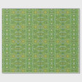 Apple Stripe Bohemian Arabesque Pattern Chartreuse Wrapping Paper | Zazzle