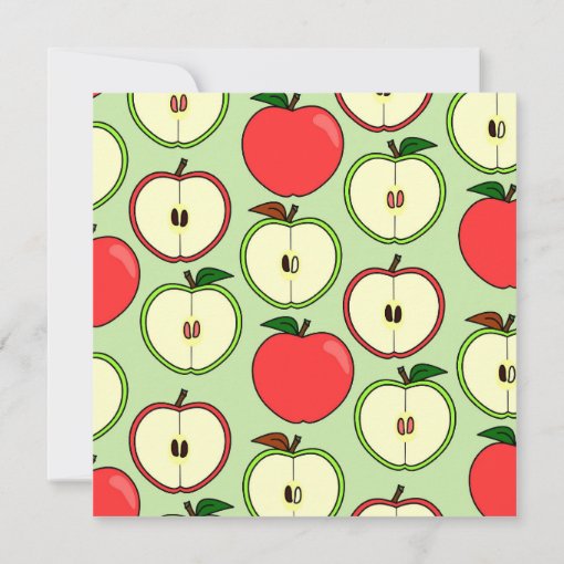 Apple Themed Baby Shower Invitation | Zazzle