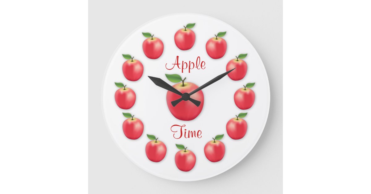 Apple Time Clock | Zazzle