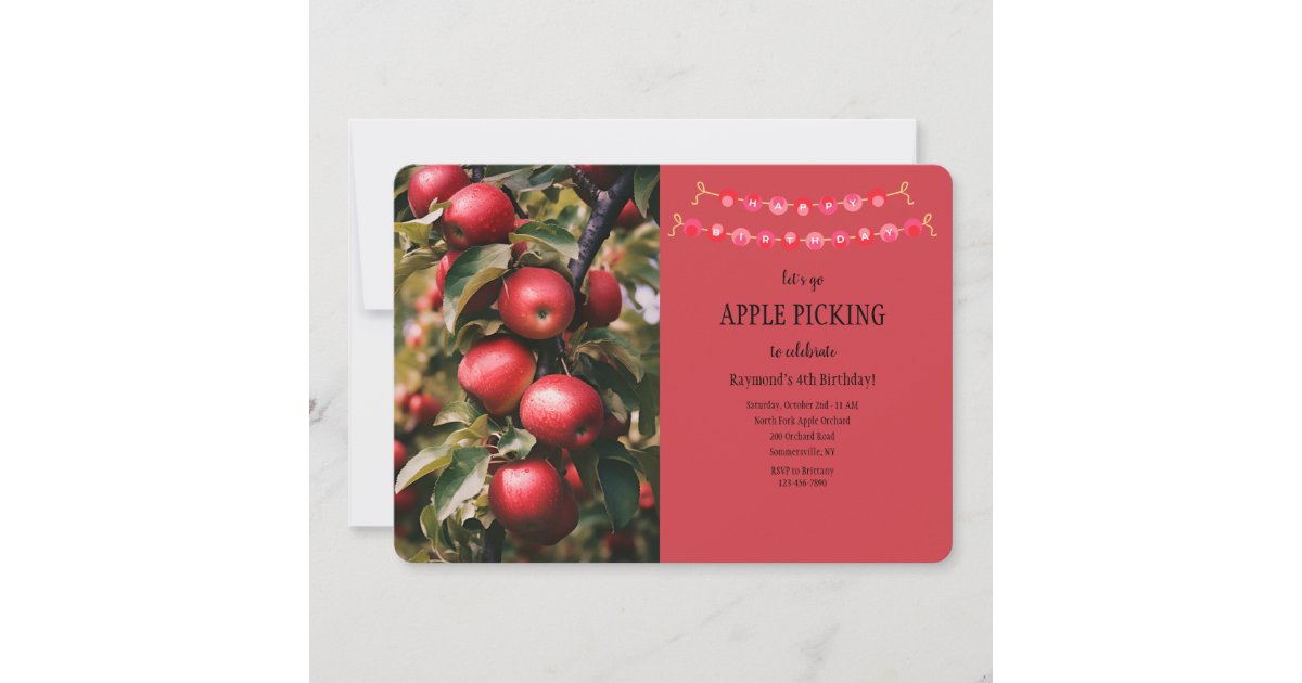 Apple Tree Invitation | Zazzle
