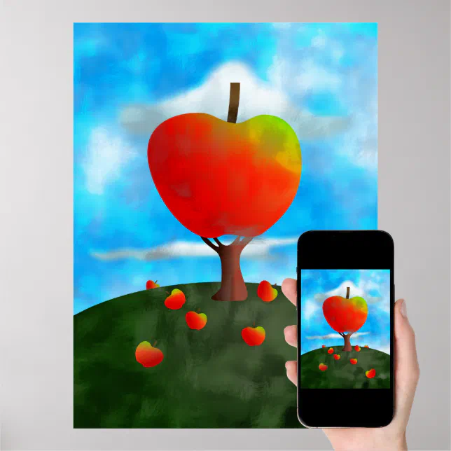 Apple Tree Poster | Zazzle