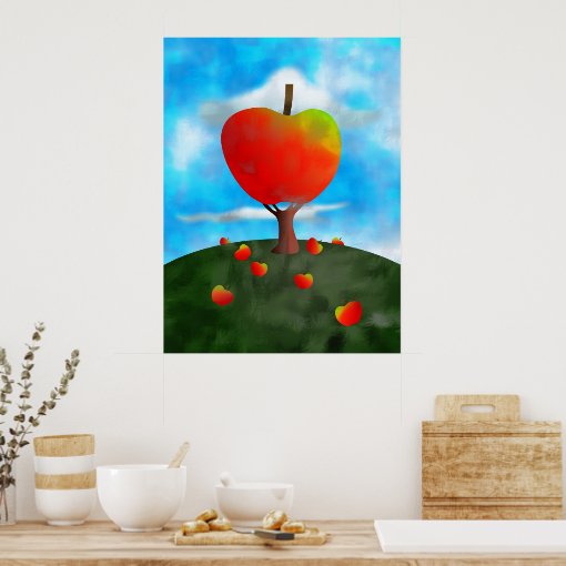 Apple Tree Poster | Zazzle