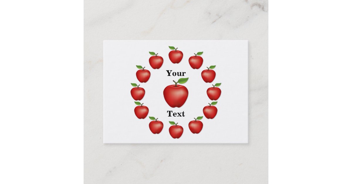 Apples Business Card | Zazzle