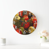 Apples Kitchen, Office, Home Wall Clock | Zazzle