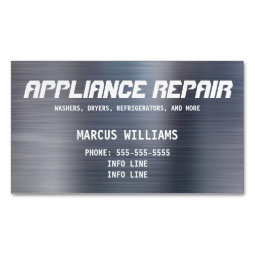 Appliance Repair Business Card Magnet | Zazzle