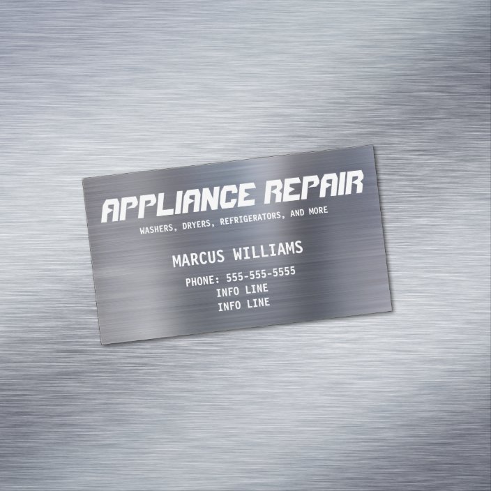 Appliance Repair Business Card Magnet | Zazzle.com