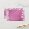 Appointment Card Sparkling Night Pink | Zazzle