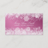 Appointment Card Sparkling Night Pink | Zazzle
