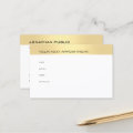 Appointment Reminder Gold Look Modern Template | Zazzle