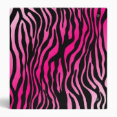Appointment School Binder Zebra Pink | Zazzle
