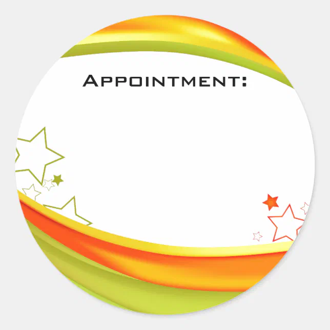 Appointment Sticker | Zazzle
