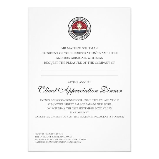Recognition Event Invitation