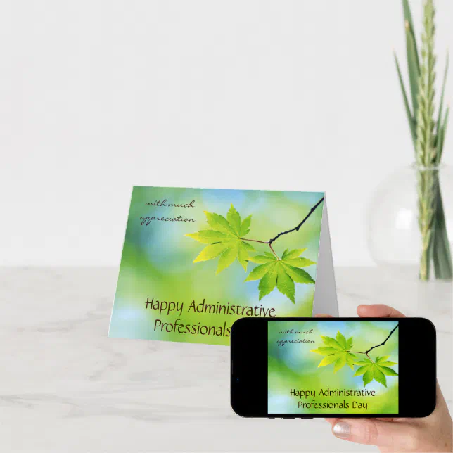 Appreciation for Administrative Professionals Day Card | Zazzle