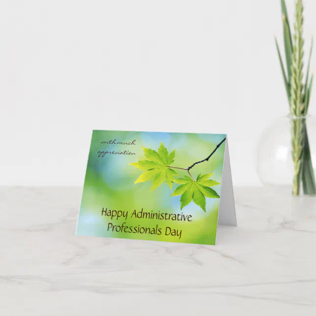 Appreciation for Administrative Professionals Day Card | Zazzle