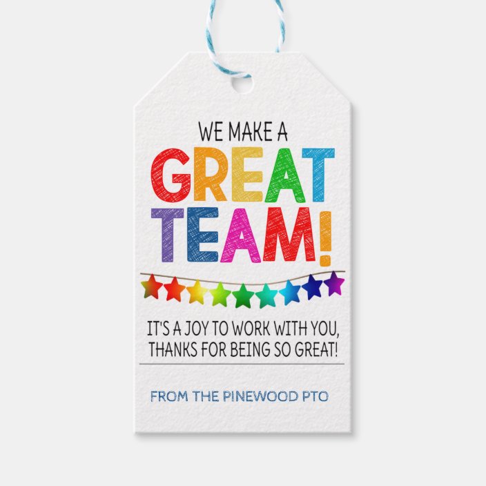 Appreciation Gift Tag | Zazzle.com